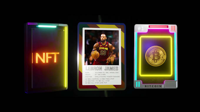 Create awesome rotating 3d nft membership trading cards by Rachelgfx ...