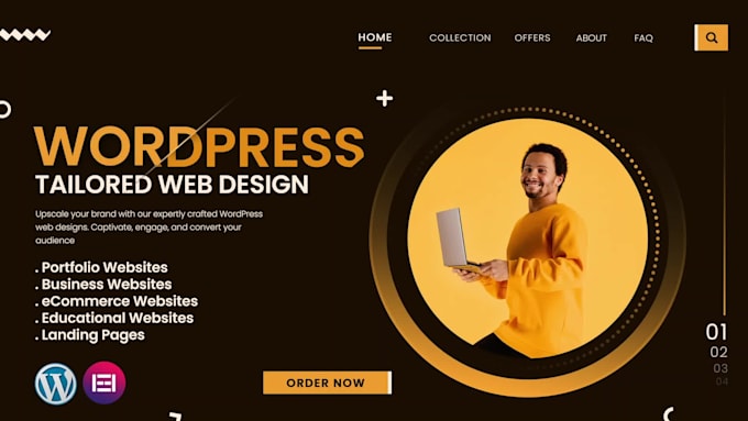 Professional wordpress website seo optimized fast loading by Talharehman908 | Fiverr