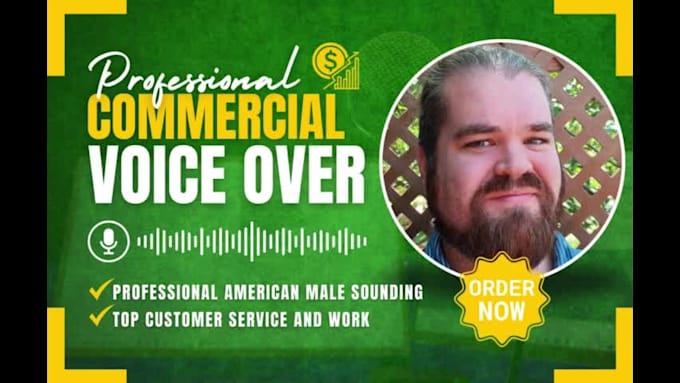 Record a professional american male commercial voice over by Gregc_vo ...
