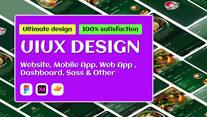 Do website uiux design mobile app uiux and dashboard in figma by Kowser_a | Fiverr