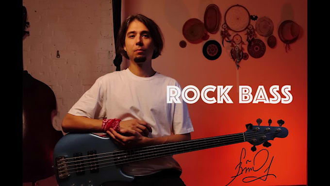 Record rock, metal bass guitar by Ros_vakula | Fiverr