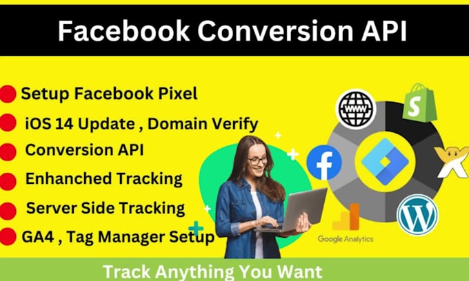 Setup or fix facebook pixel conversion api, capi tag manager , server ...