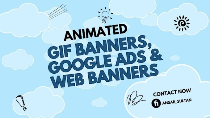 Do animated display ads, gif banners, and web banner designs by Ansab ...