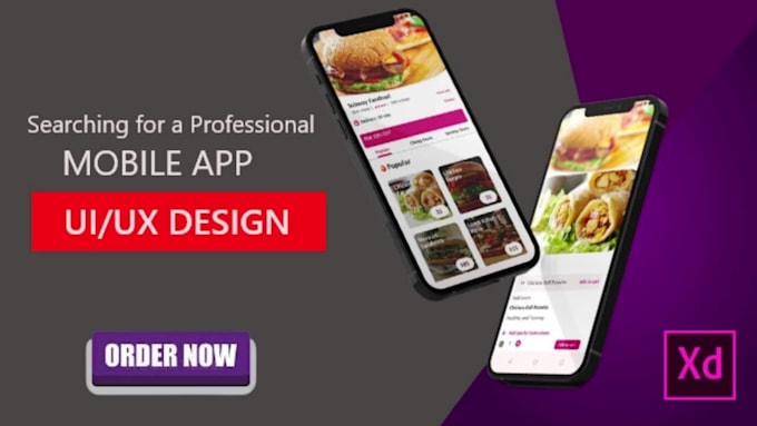 Do mobile app ui ux design in adobe xd by Danishgraphic22 | Fiverr