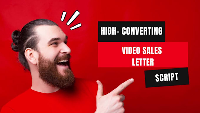 Do video sales letter and vsl script writing, copywriting and sale letter by Moazamali631 | Fiverr