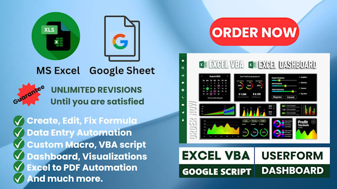 Automate excel workbook or google sheets by Noorabbasi74 | Fiverr
