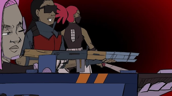 Create 2d animated gifs by Cmillsanimation | Fiverr