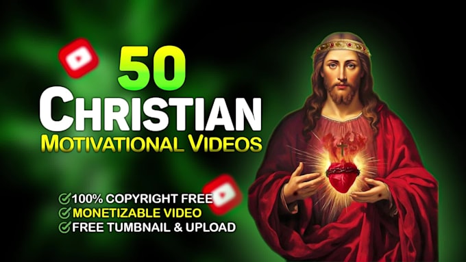 Create 50 christian motivational videos for youtube by Inner_light | Fiverr
