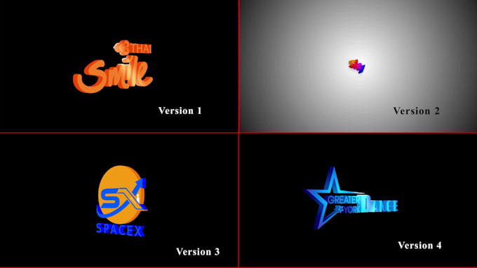 Create 3d rotating logo animation 360 spin loop and gif by ...