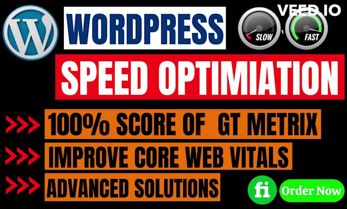Do wordpress website speed optimization, increase page speed by Shoaib_sabtain | Fiverr