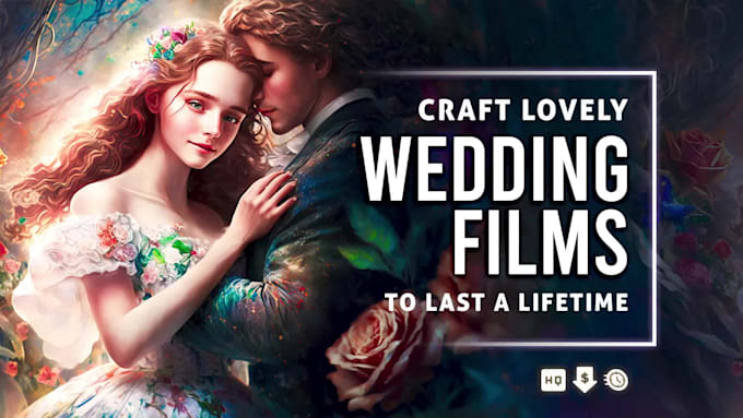 Edit cinematic wedding video, wedding highlights,wedding teaser ...