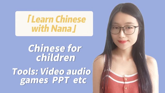 Teach chinese for children of all ages,yct exam by Miaonana | Fiverr