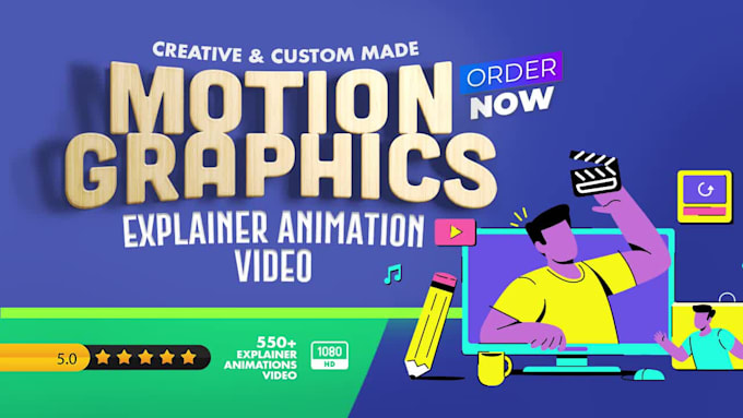 Do motion graphics style explainer by Dinsondavid | Fiverr