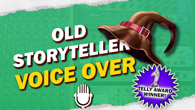 Record a voice over using an old storyteller voice by Dfwactor | Fiverr