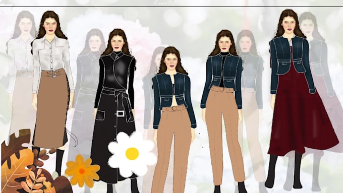 Darw fashion illustration, sketch, portrait for your barnd by Moonbow ...