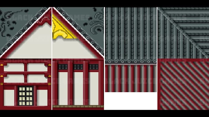 Create high detail 2d pixel art game tile pallets by Black_juice | Fiverr