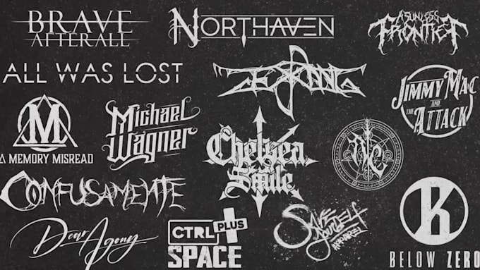 Design a typography based logo for your band by Liam_gregg | Fiverr