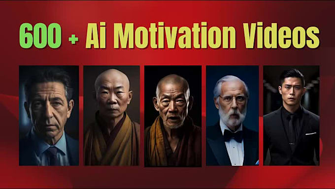 Create 600 ai motivational videos, reels or shorts by Media7world | Fiverr