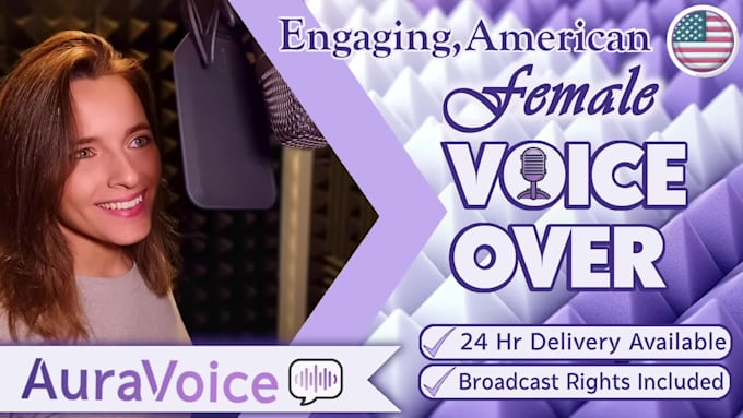 Record a professional yet affordable voice over quickly by Auravoice | Fiverr