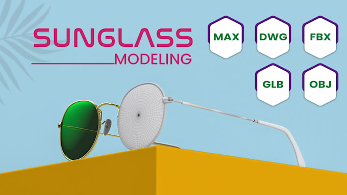 Model and render sunglass, eyewear, frames designs to life by ...