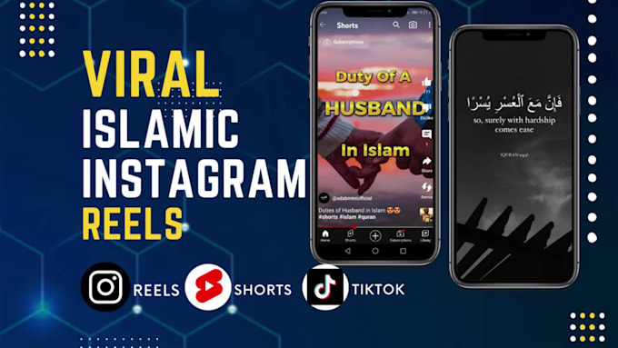 Provide viral islamic instagram, tiktok, facebook reels and youtube ...