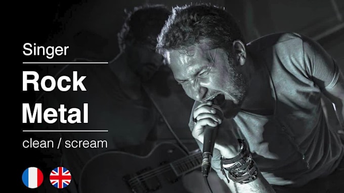 Record your male rock, metal, clean and scream sing by Jaymoulin | Fiverr