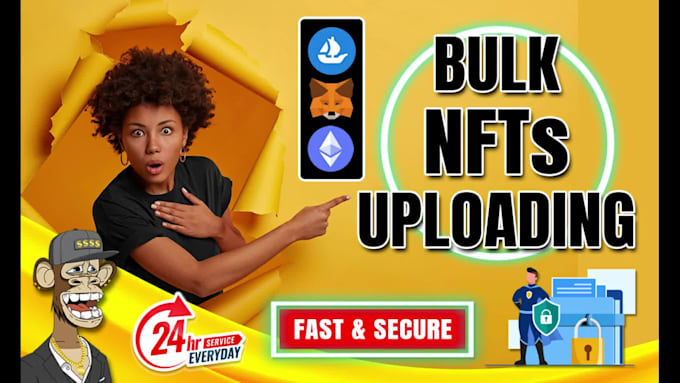 Bulk upload nfts to opensea fast and secure by Web_labzz | Fiverr