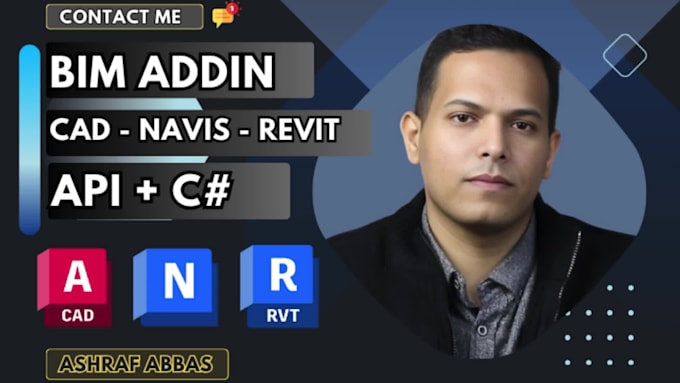 Develop custom revit api plugins, autocad addin, and bim automation tools by Ashrafabbas98 | Fiverr