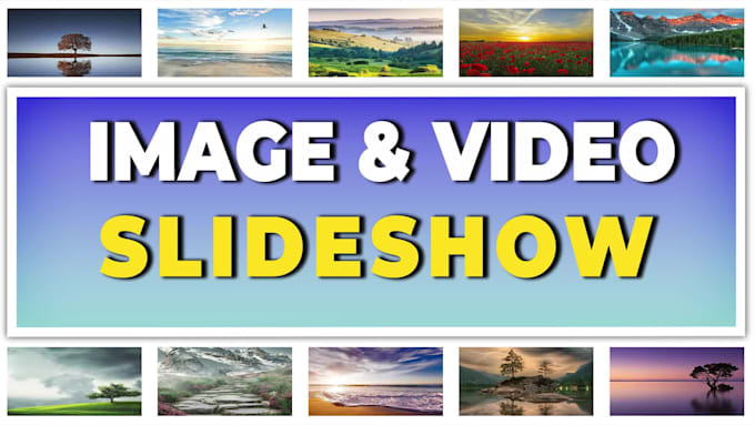 Create professional photo collage, image slideshow video, photo montage ...