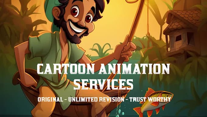 Make professional 2d cartoon animation video by Taniya2797 | Fiverr