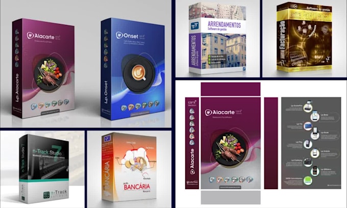 Create box design, software box mockup and product mockups by Iqra7212 | Fiverr