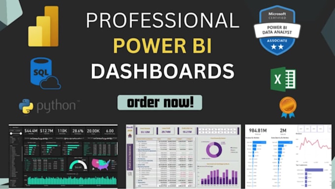 Be your power bi expert data analyst for power bi dashboard by ...