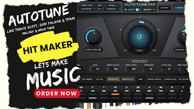 Tune, mix and master your vocals with autotune or melodyne by Og_zyro | Fiverr