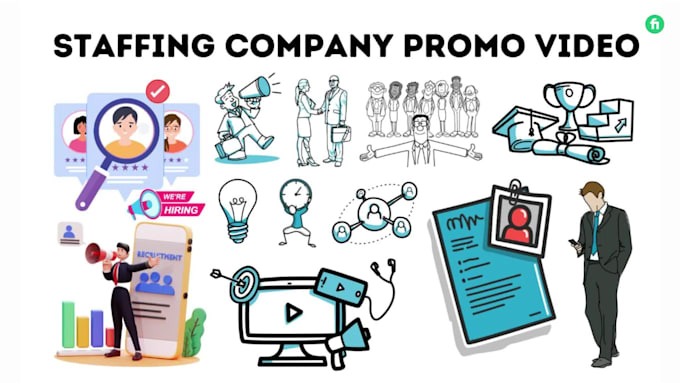 Make custom staffing company whiteboard animated promo video by Promo ...