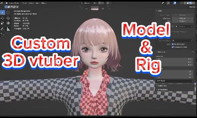 Do animaze, 3d vtuber model for vseeface, facerig, avatar by Bashtuber ...