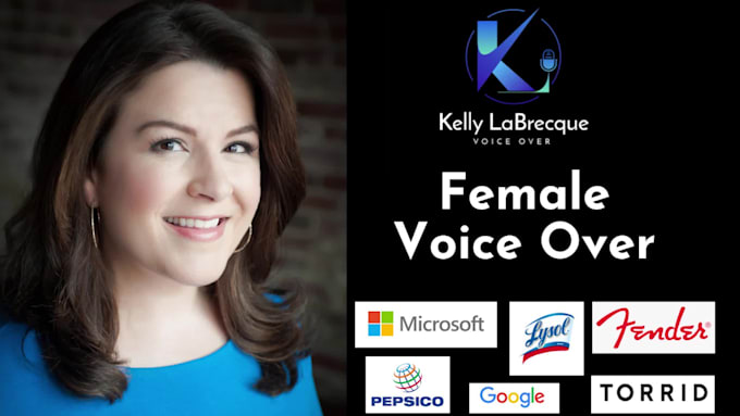 Record a pro american female voice over today by Kellab60 | Fiverr