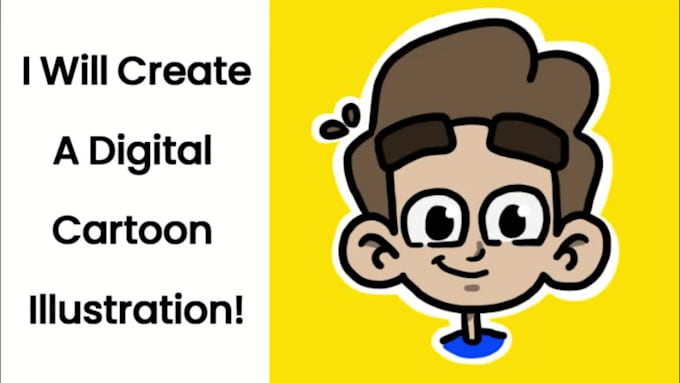 Create a digital cartoon illustration of a character by Tylerdocampo ...