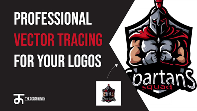 Do vector tracing logo, redraw and convert image to vector by ...