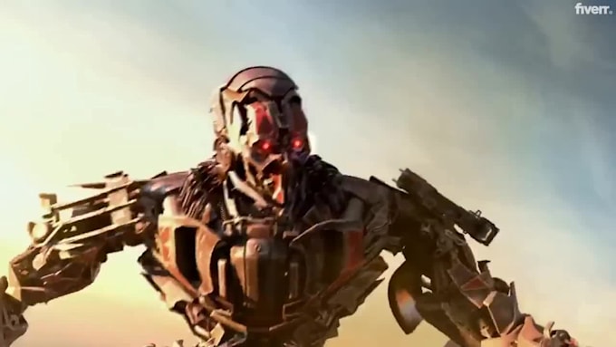 Do 3d realistic cgi robotic animation, 3d robot model 3d robot for game ...