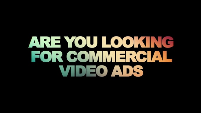 Make premium commercial video ad for your business by Saadurrehmanid ...