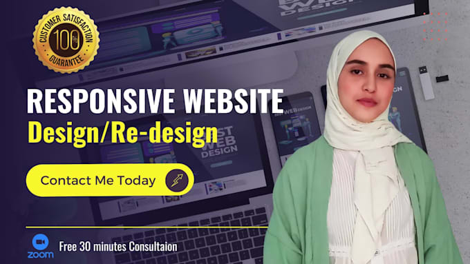 Do clean custom business wordpress website design, redesign by ...