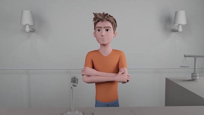 Create pixar style animation with characters and rigging by Shubh_ai_3d ...