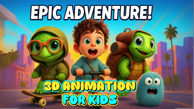 Create 3d animated kids videos by Sandra_fernande | Fiverr