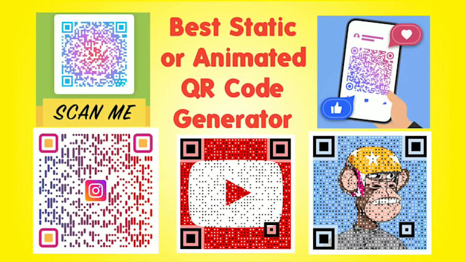 Be the best qr code generator for your business by Razem1312 | Fiverr