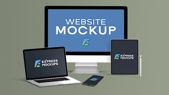 Design eye catching digital device mockups for your designs by Express ...