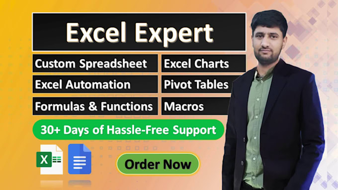 Provide excel help custom solution, automation, formula, pivot table ... Provide excel help custom solution, automation, formula, pivot table ...