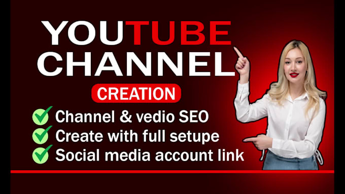 Create setup and design youtube channel eye catching logo and banner by ...