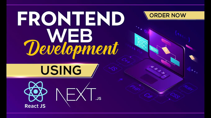 Be Your React Js Or Next Js Frontend Web Developer By Hammadghazi007