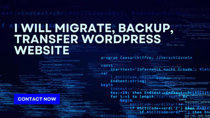 Migrate wordpress website, backup, clone and transfer by Rakibalpha46 | Fiverr