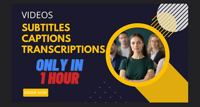 Add professional synced subtitles or captions to your video by Sana_javed_sr | Fiverr